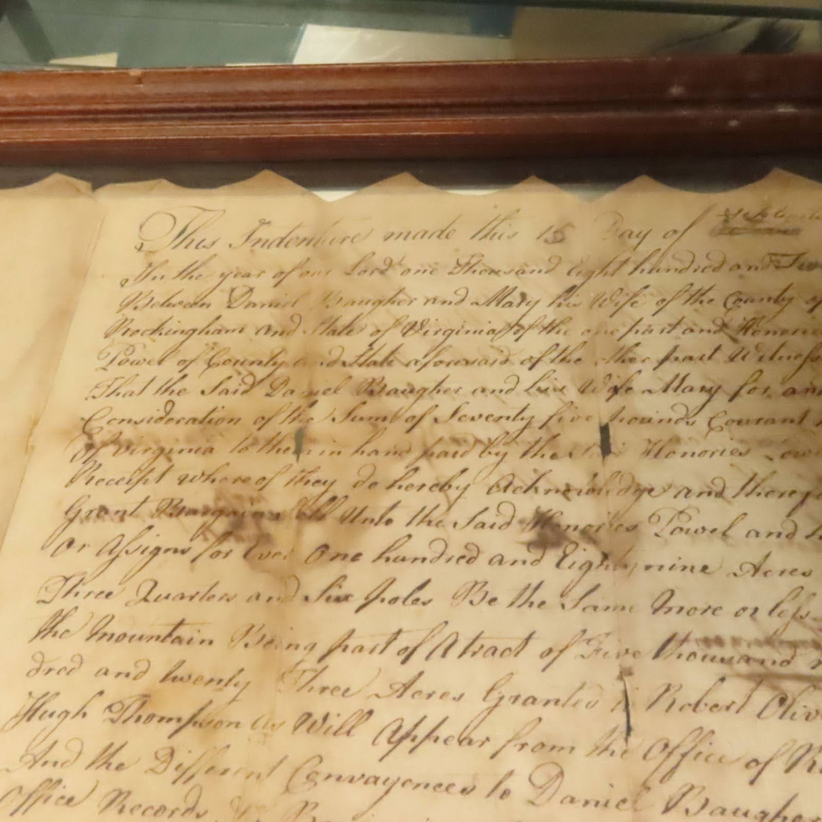 Early documents, letters and historical framed unframed memorabilia ...